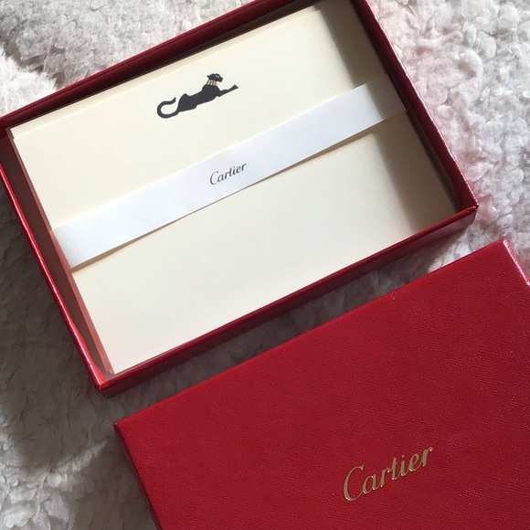 Cartier | Party Supplies | Cartier 5 Postcard Note Set With Envelopes ...